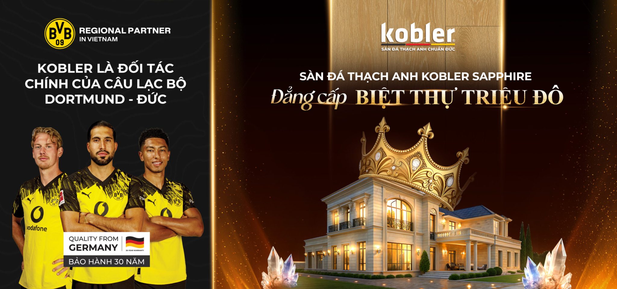 Sàn Kobler - NPP TOHO - Sàn Thạch Anh Kobler Chuẩn Đức